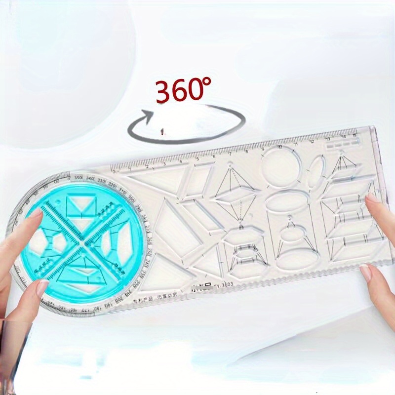 Multi Functional Engineer Ruler Multifunctional Drawing Of School ...