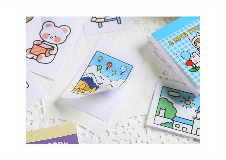 Washi Paper Stickers Book Cartoon Cute Material Decorative - Temu Australia