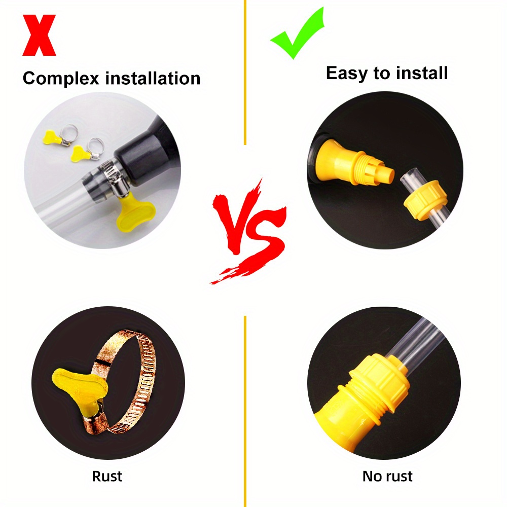 Fuel Hand Pump Siphon Portable Manual Car Transfer - Temu Australia