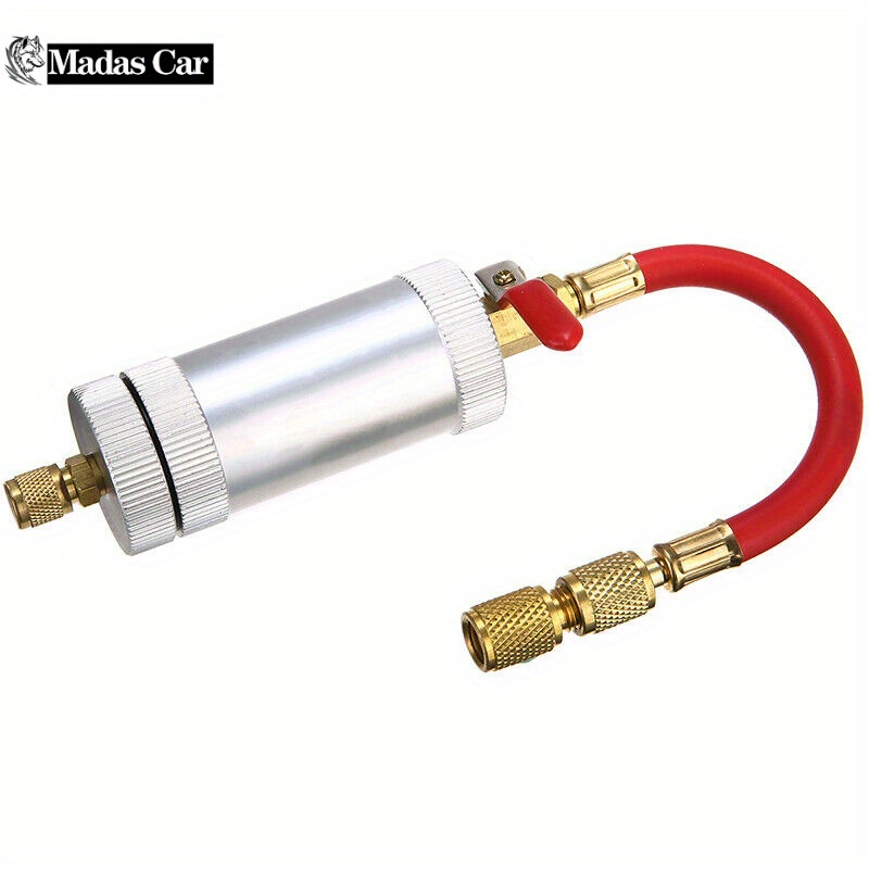 Oil&dye Injector R134a R12 R22 Hand Turn Pump Oil Injection Car A/c ...