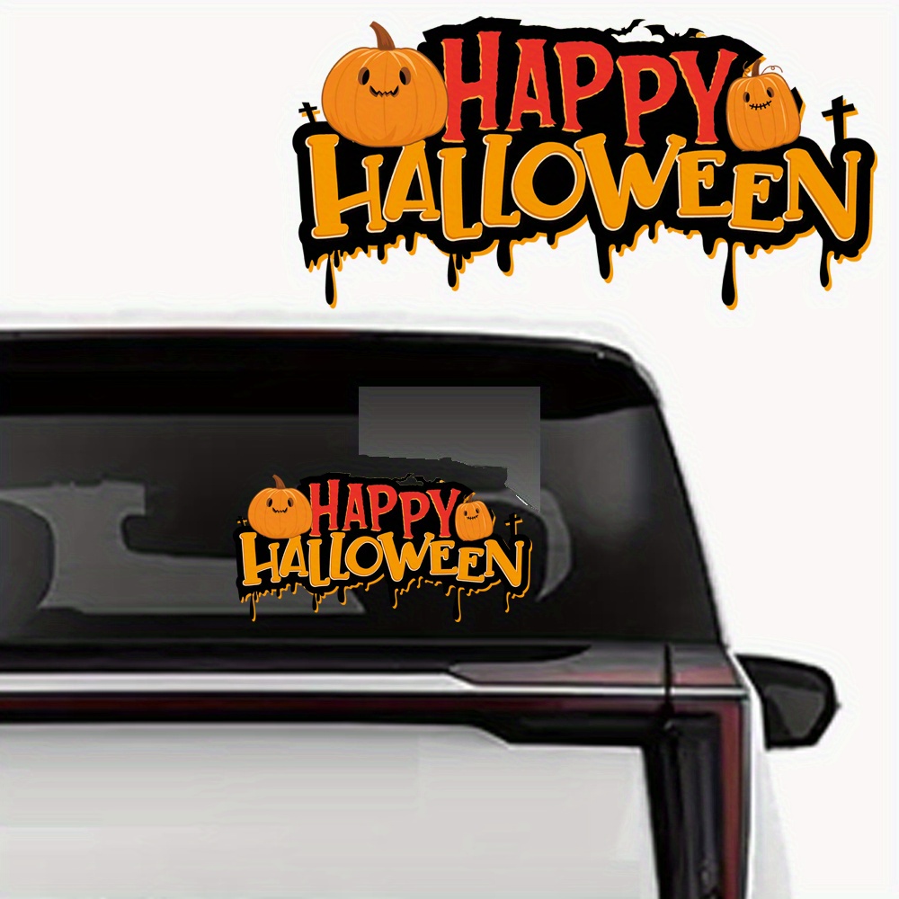 happy halloween car sticker funny peeking decal car window - Temu Canada