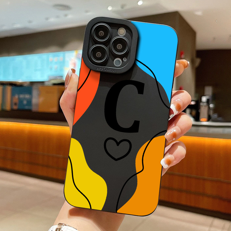 C Graphic Pattern Phone Case Iphone 15 14 13 12 11 Xs Xr X 7 - Temu United Kingdom