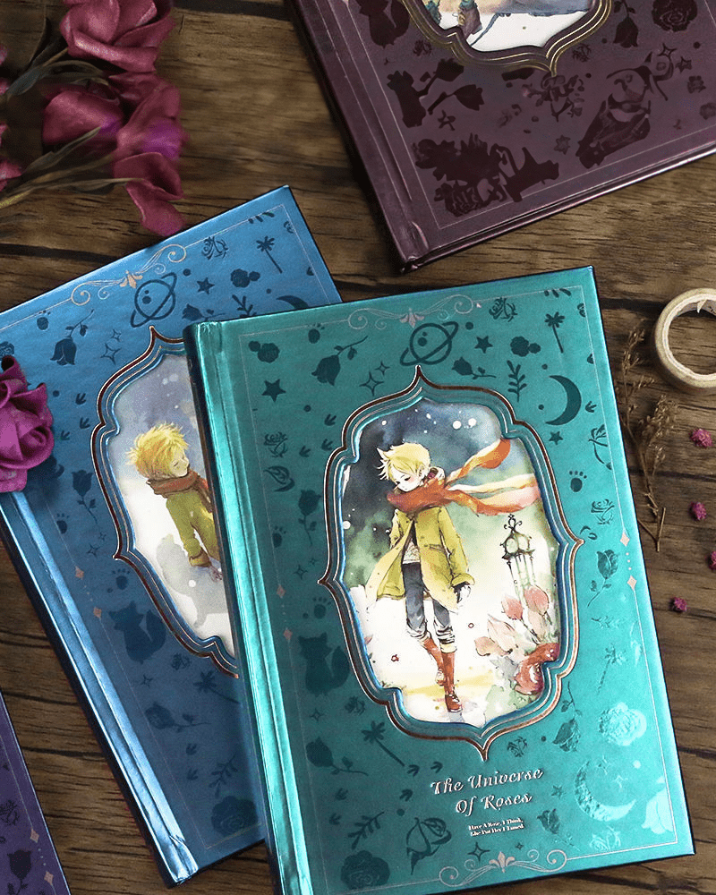 Prince themed Colorful Illustrated Diary With Thick Pages - Temu Italy