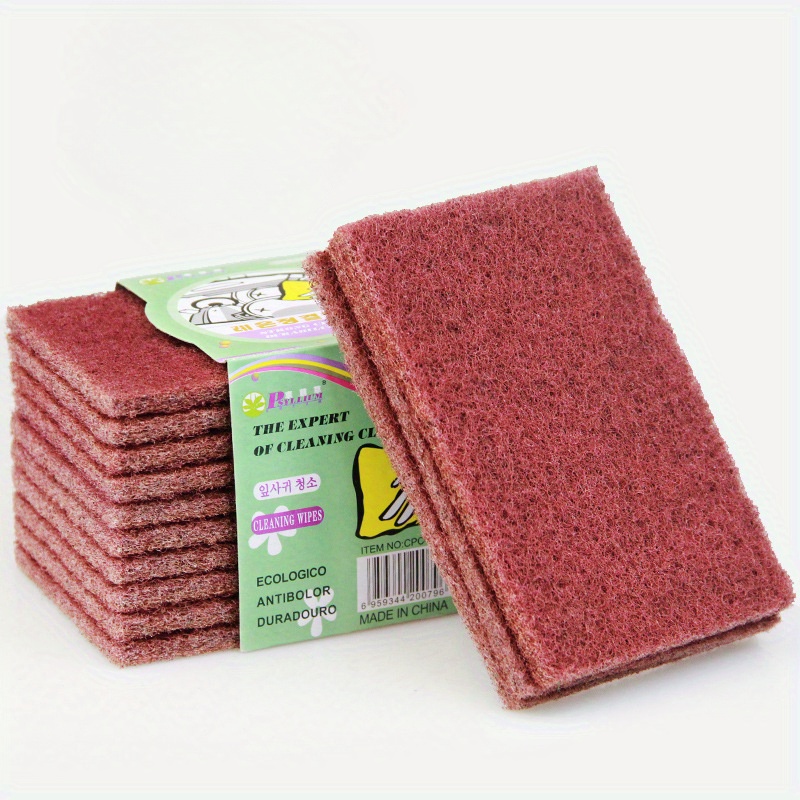 Scouring Pad Dish Scrubber Scouring Pads Reusable Household - Temu ...