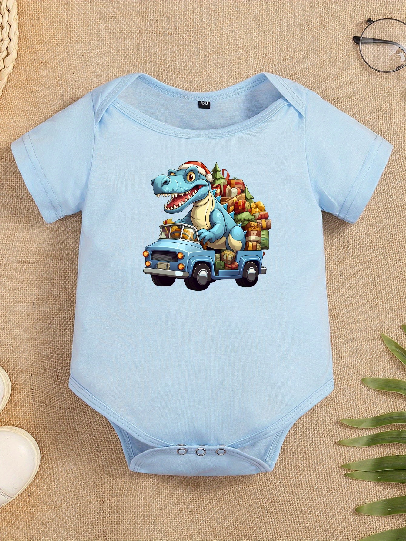 T Rex Dinosaur With Truck Presents Christmas Cute Baby - Temu New Zealand