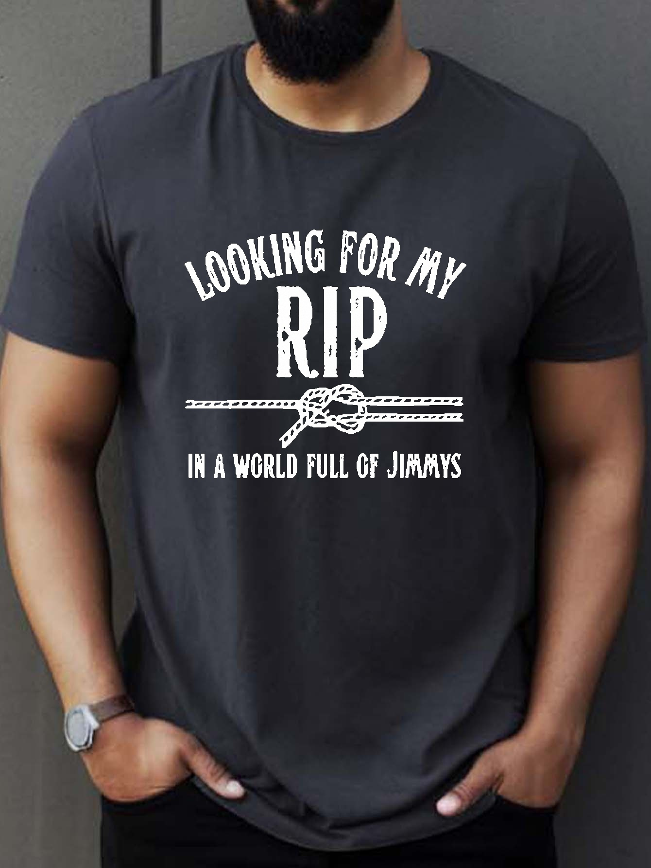 Looking Rip Letter Print Men's T shirt Summer Outdoor Casual - Temu Canada