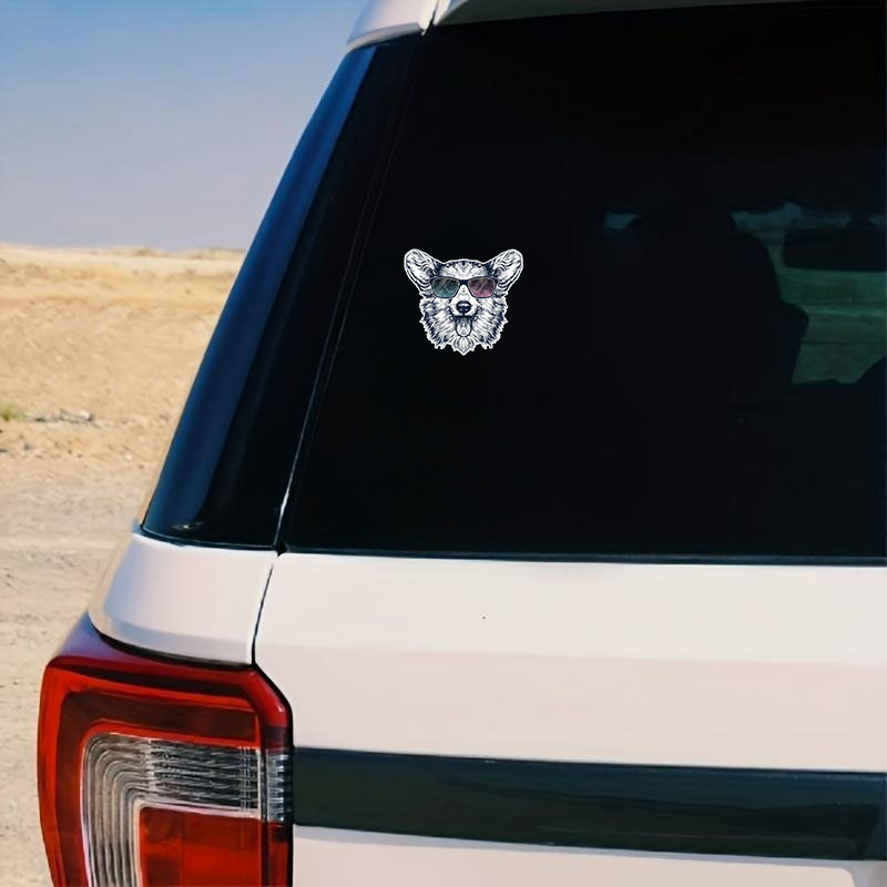 corgi dog hipster car bumper sticker decal - {region_name}