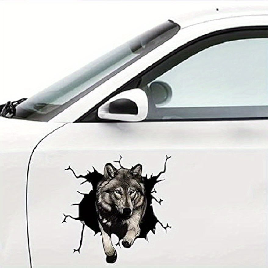 Car Cracking Sticker Vinyl Waterproof Animals Auto Decals - Temu United ...