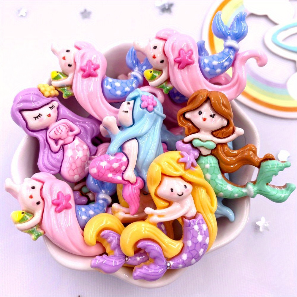Colorful Girl Resin Figurines Kawaii - Temu