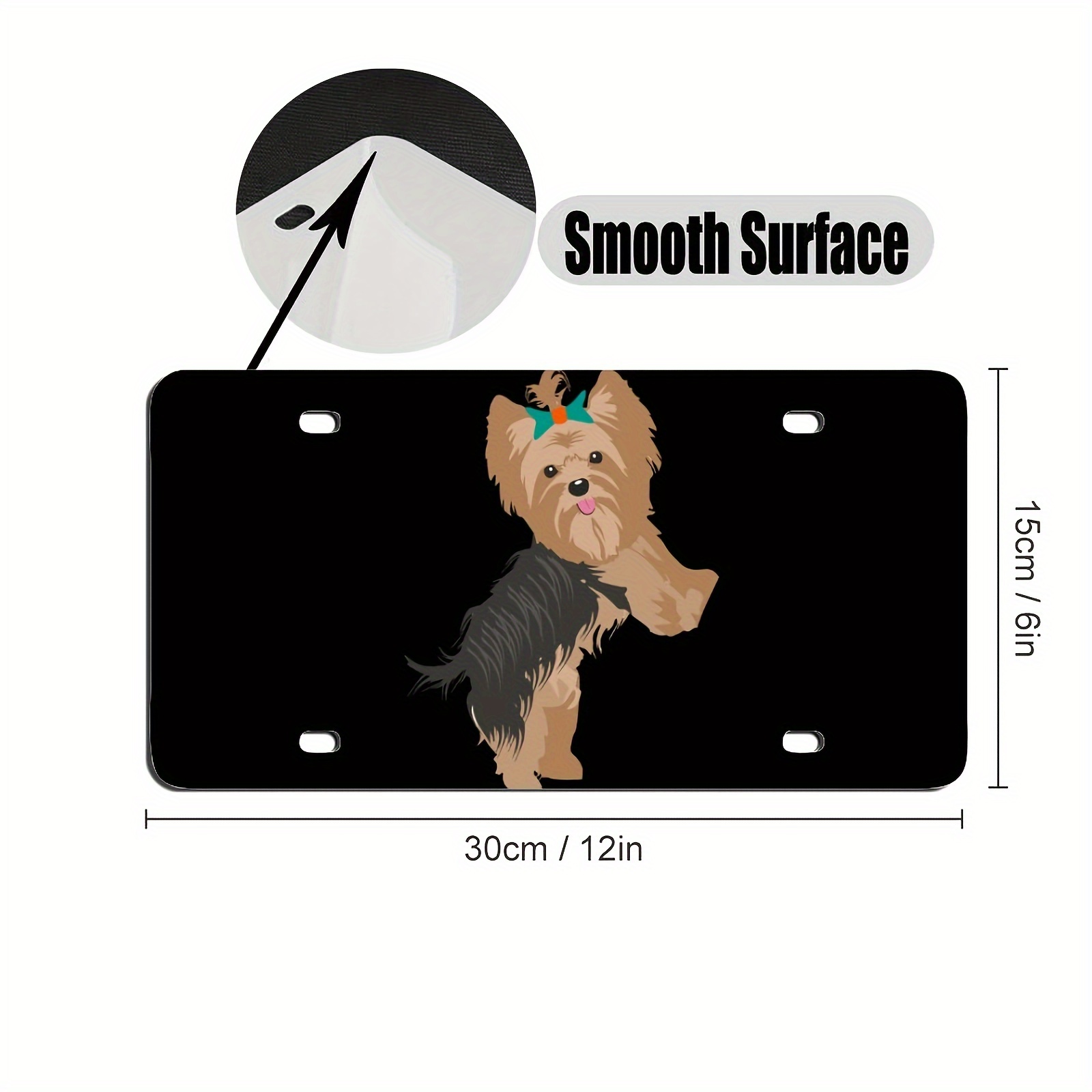 Art Dog Aluminum Plates For Car Metal Tag 15x30cm - Automotive - Temu ...