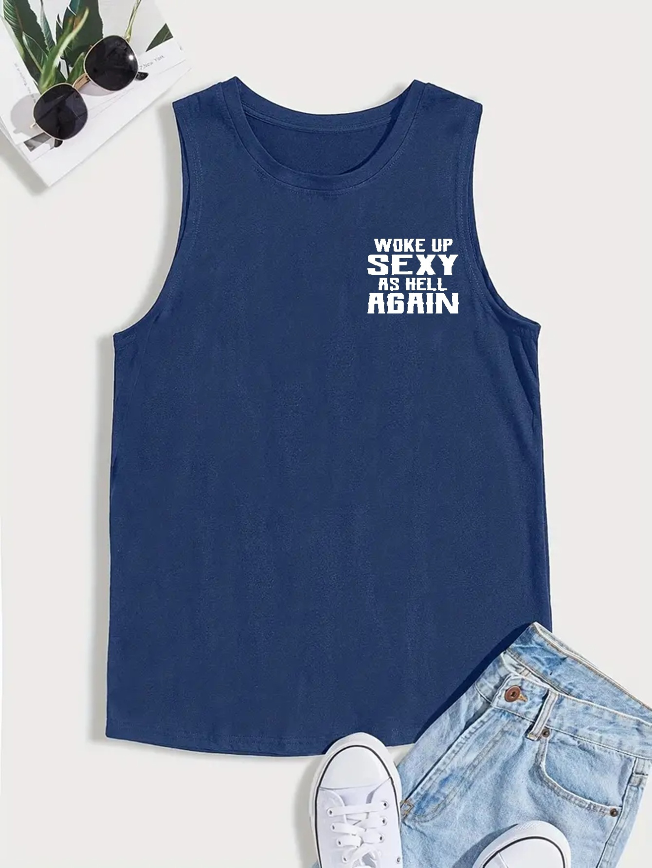 Woke Up Sexy As All Again Print Men's A Shirts Casual - Temu