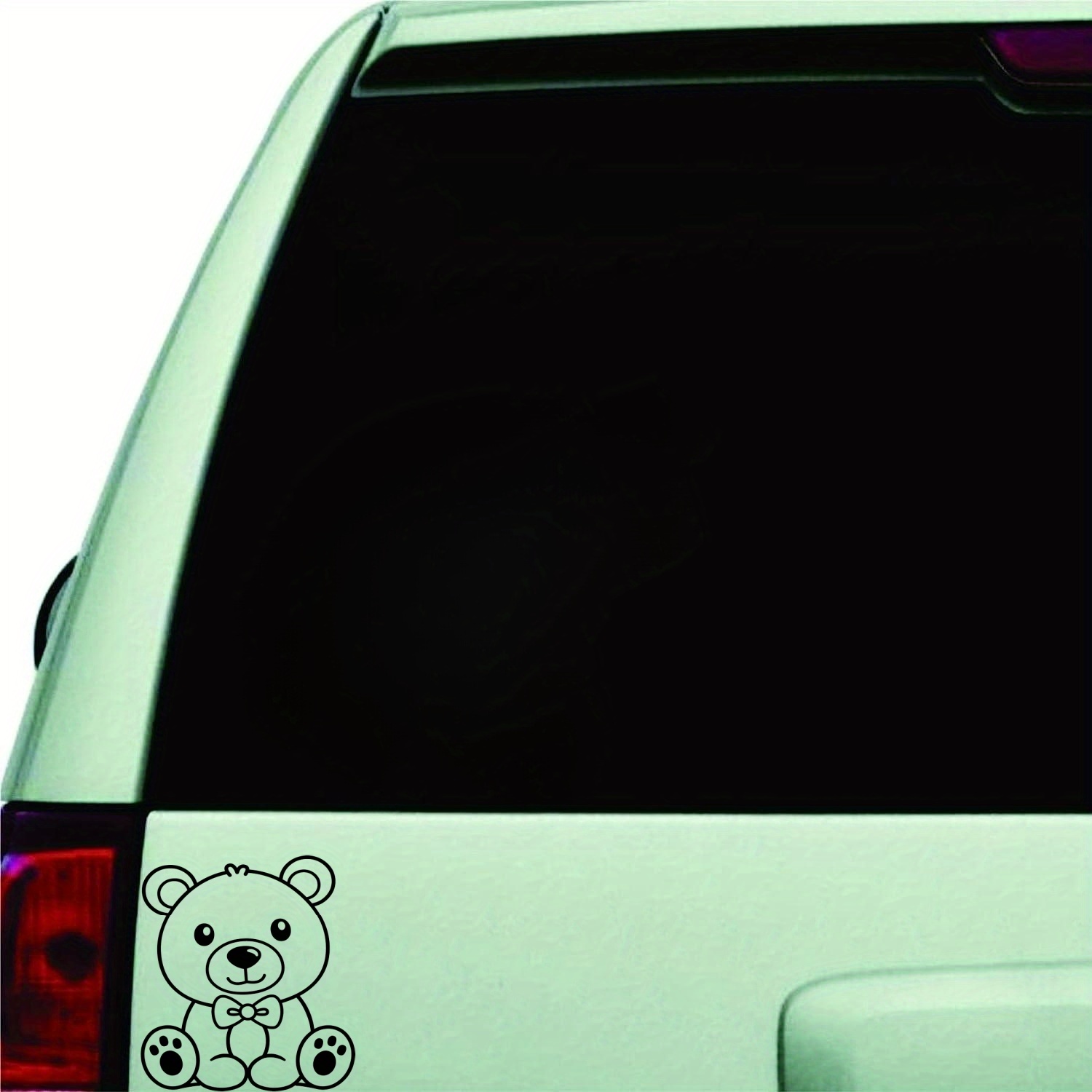 Cartoon Cute Teddy Bear Vinyl Car Sticker Decal Car - Temu Australia