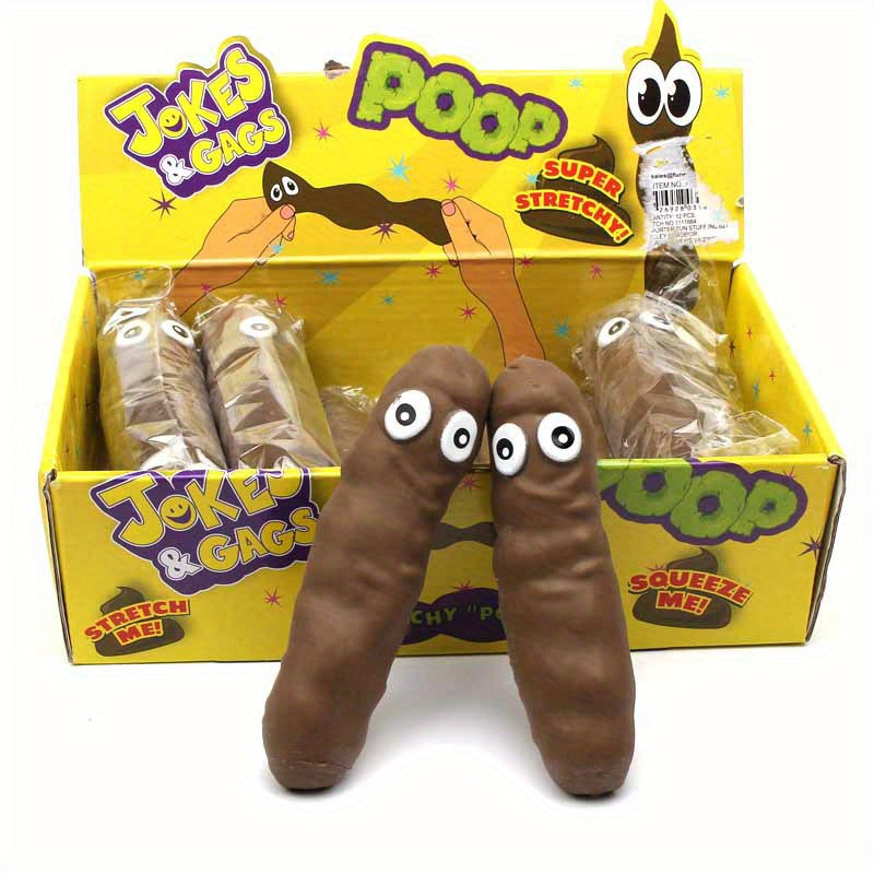 Tricky Decompression Poop Toys Vent Squeeze Simulation Poop - Temu
