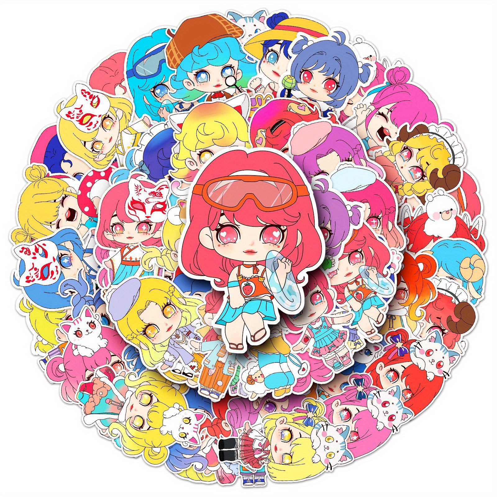 Doll Cute Funny Doodle Hand Stickers Decorated - Temu
