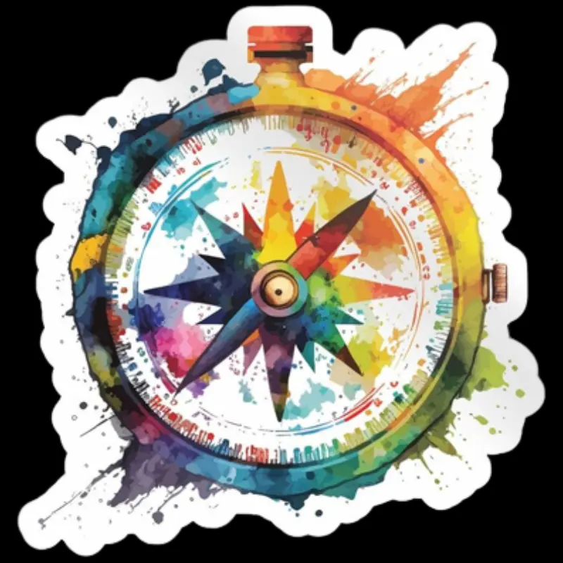 Compass Sticker Car Window Car Temu Denmark