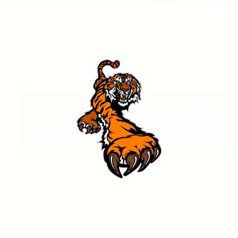 Tiger Cartoon Animal Bumper Sticker Vinyl Decal Car Laptop - Temu New ...
