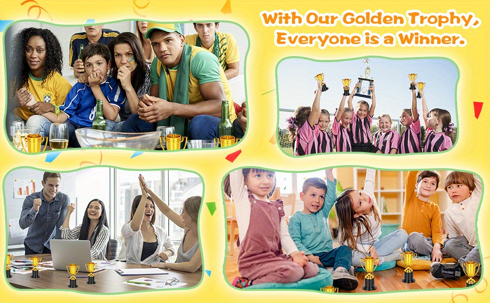 Mini Trophies Award Plastic Trophies Award - Temu