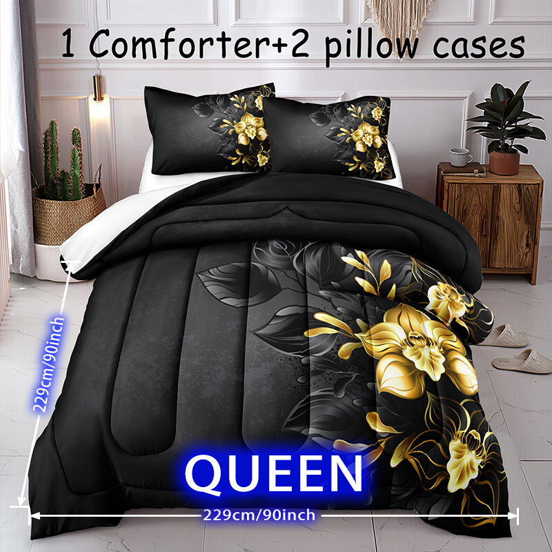 comforter set 1 comforter 2 pillowcase Temu United Kingdom