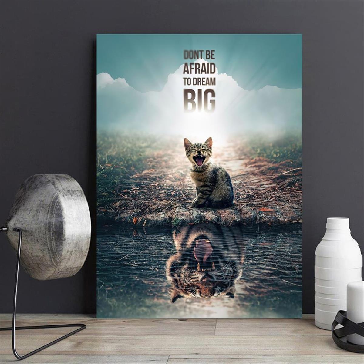 Canvas Poster Printed Painting Inspirational Posters Cat - Temu