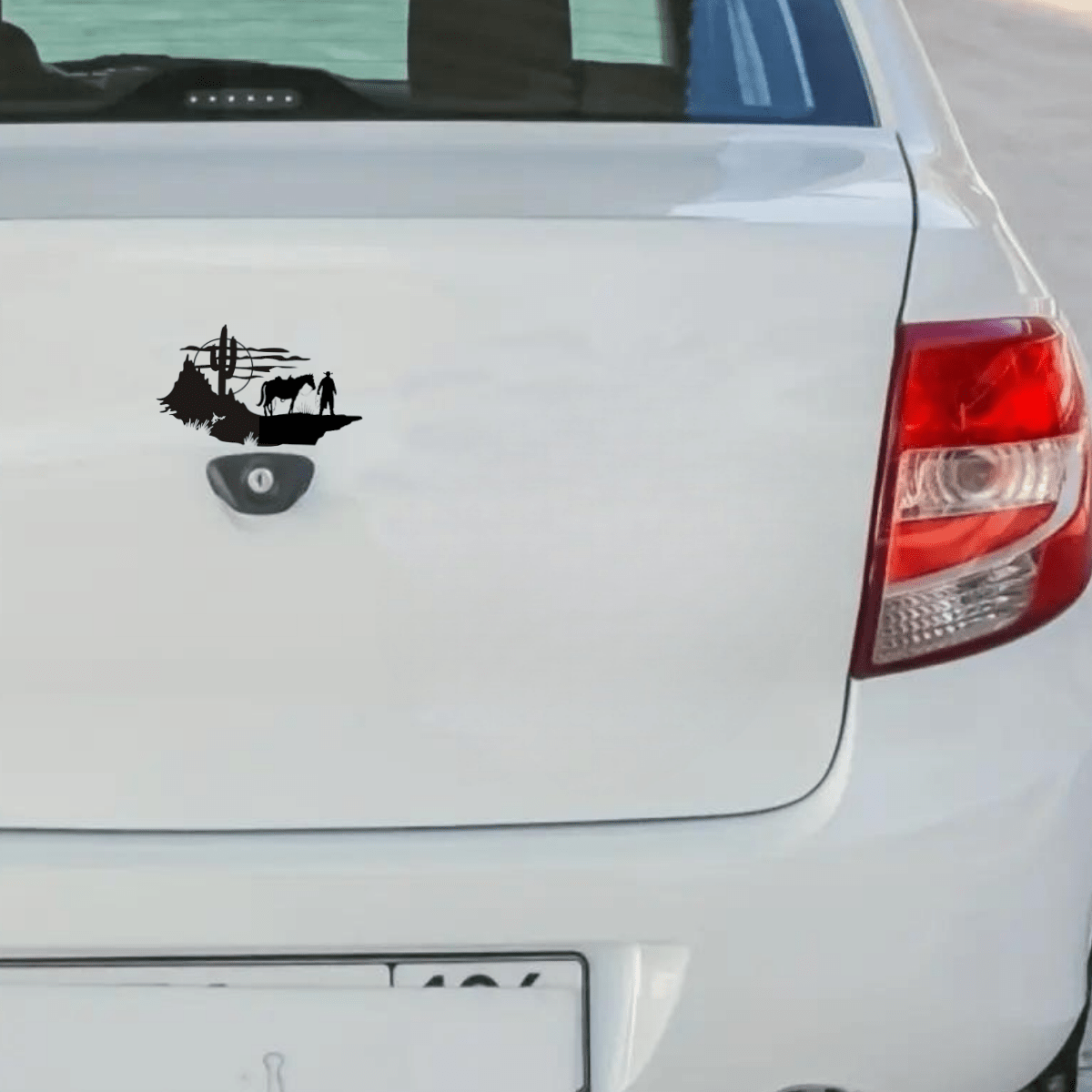 car decal cowboy western scene car windows smooth outside - Temu Australia