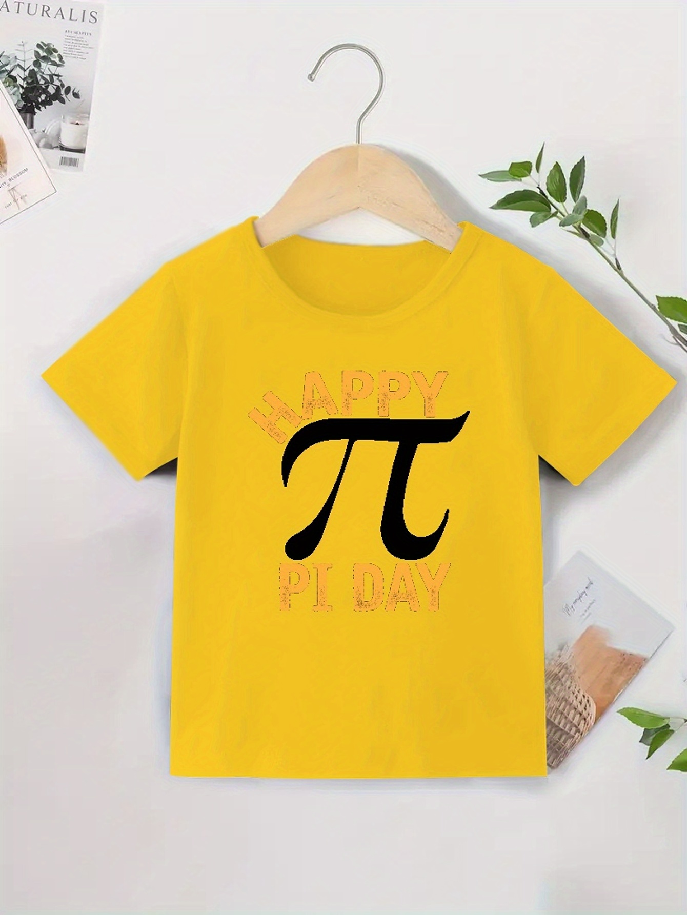 Happy Pi Day Print Tee Tops Boys Round Neck Casual Short - Temu Philippines