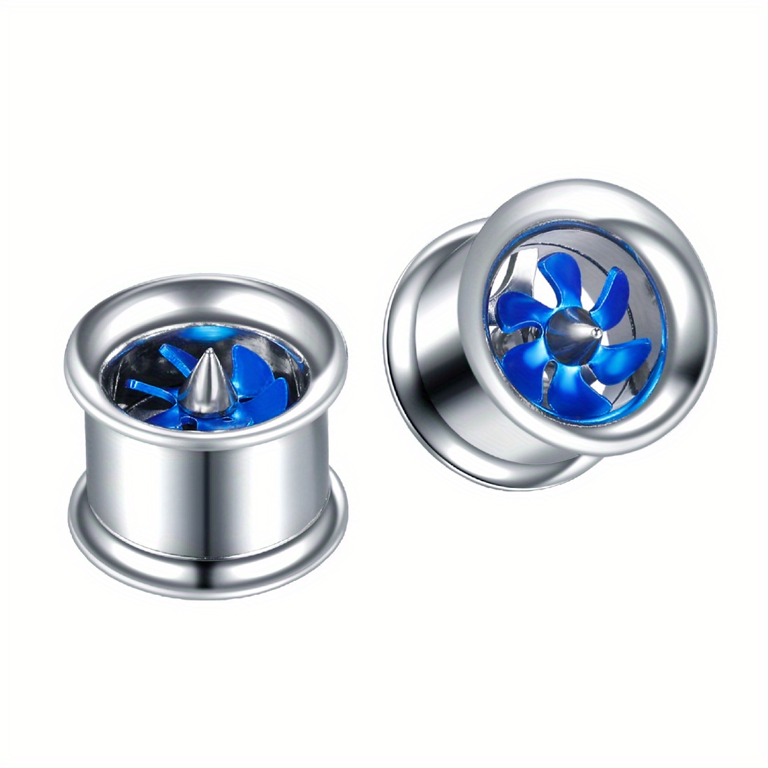 Ear Tunnels Stretching Plugs Stainless Steel Double Flared - Temu ...