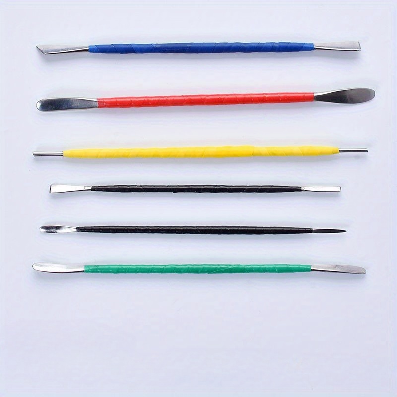 6 Piece Set Of Fading Clay Tools Soft Clay Colored Clay Hand Made ...