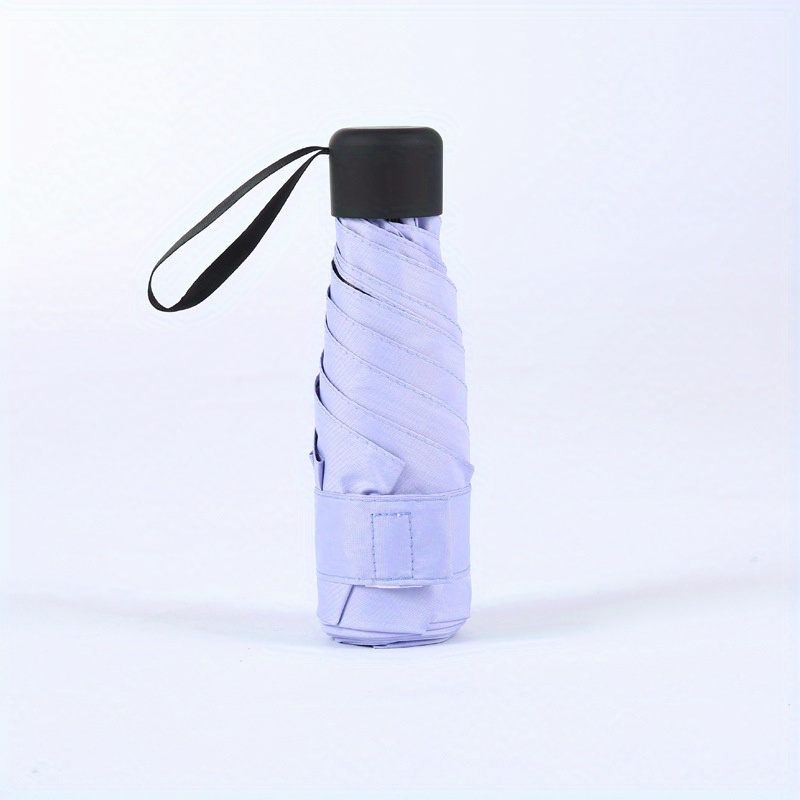 litet hopfällbart paraply regn mini pocket parasoll anti uv - Temu Sweden