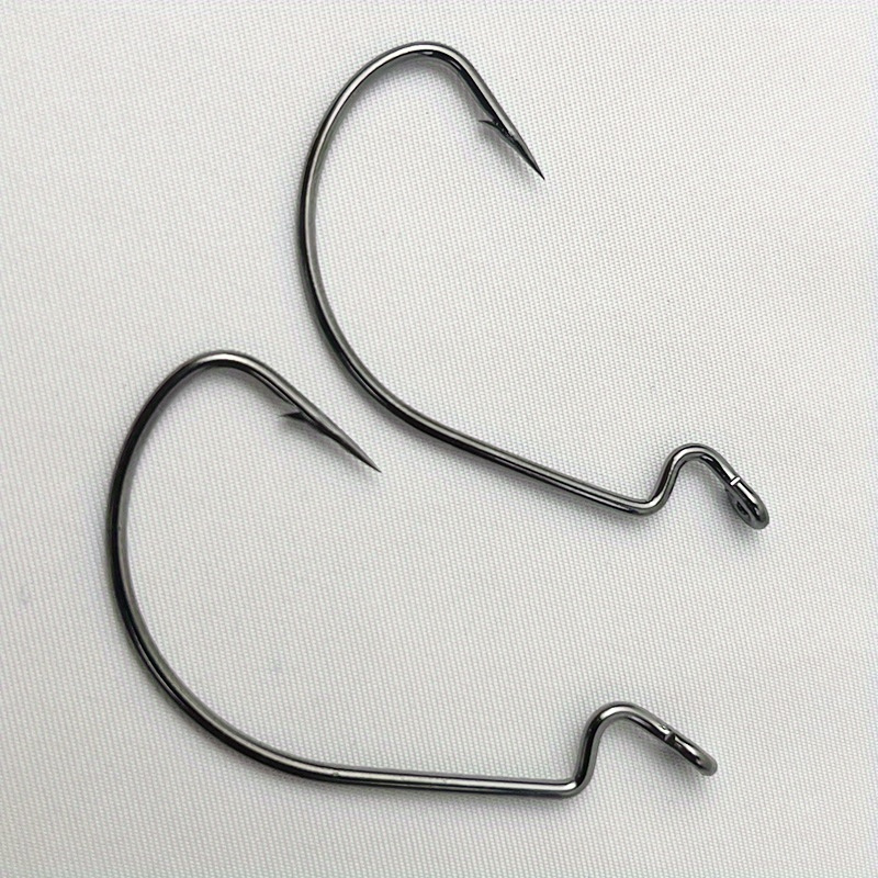 High Carbon Steel Wide Hook Deep Fishing Hooks - Temu Canada