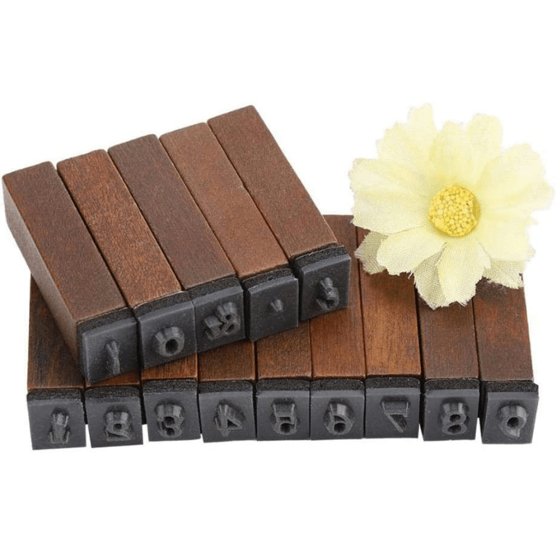 Alphabet Stamps Vintage Wooden Rubber Letter Number Alphabet - Temu