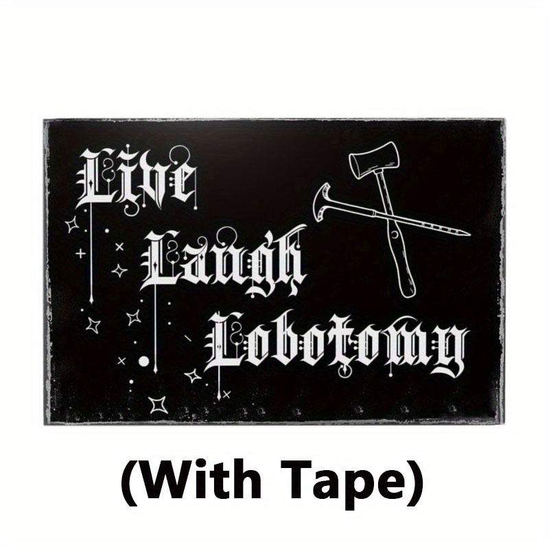 Funny Dark Humor Goth Home Decor Sign - Temu Ireland