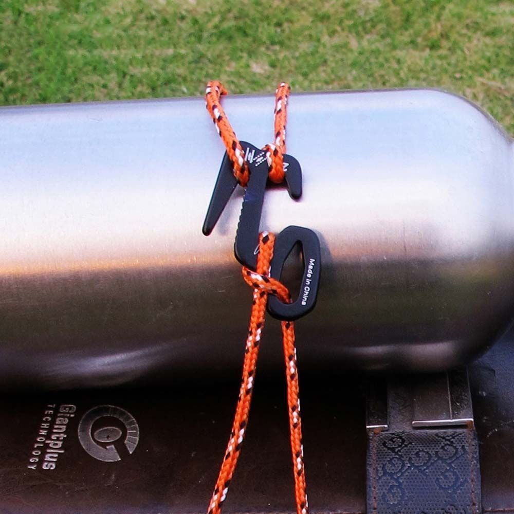 outdoor camping tent hook aluminum alloy 9 shape le wind rope stopper ...