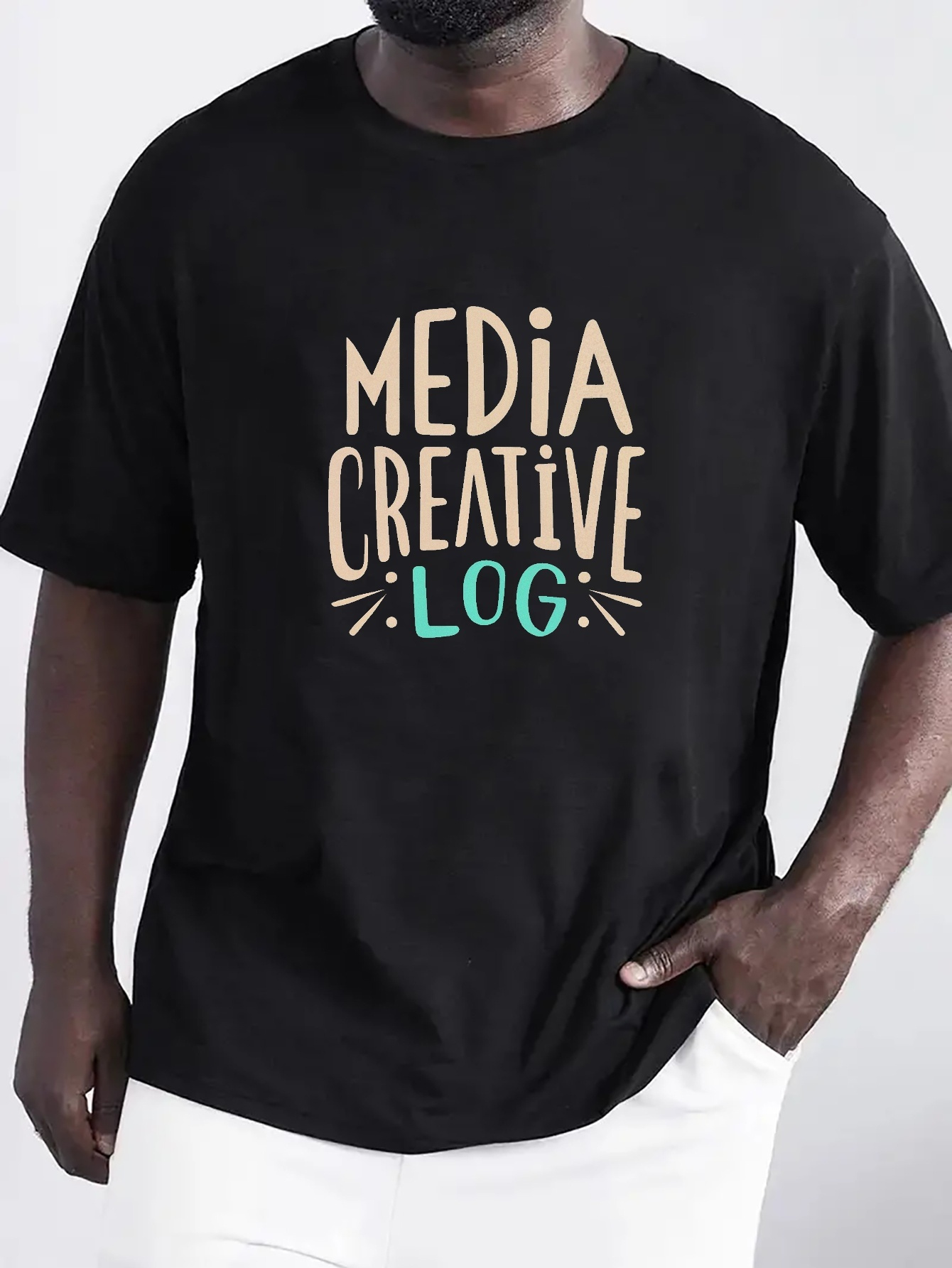 Casual Media Creative Log Tees Men Quick Drying Breathable T - Temu Ireland