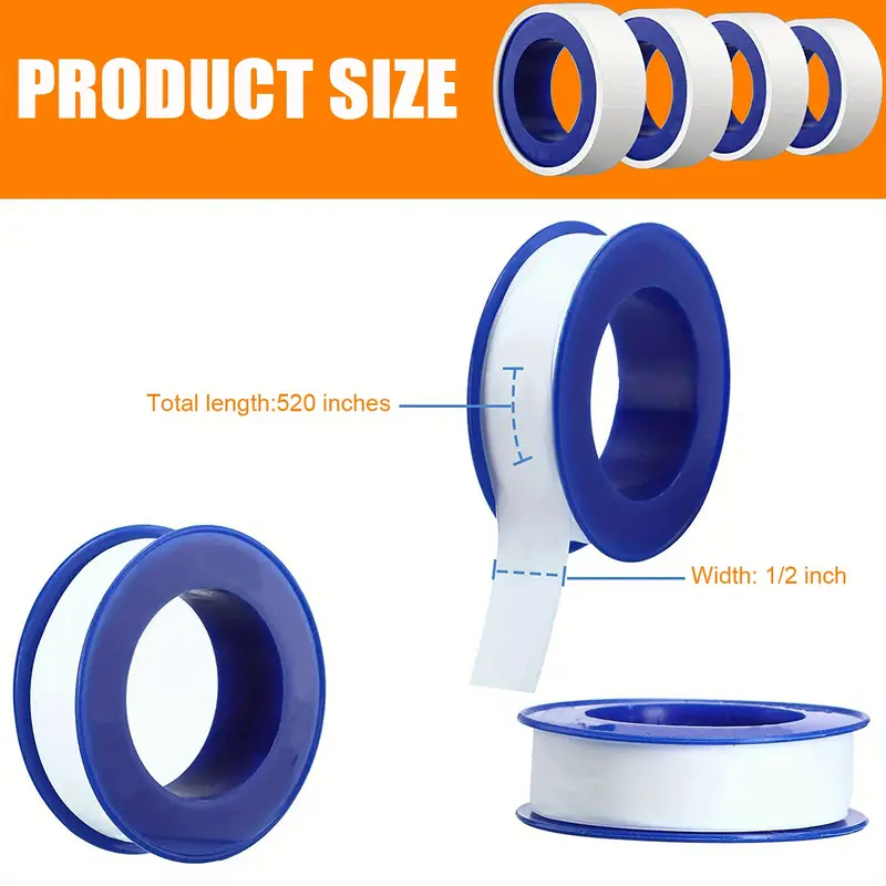 스레드 씰 테이프 배관공 테이프 Ptfe 파이프 실란트 씰 테이프 샤워 헤드용 산업용 실란트 테이프 파이프 Temu
