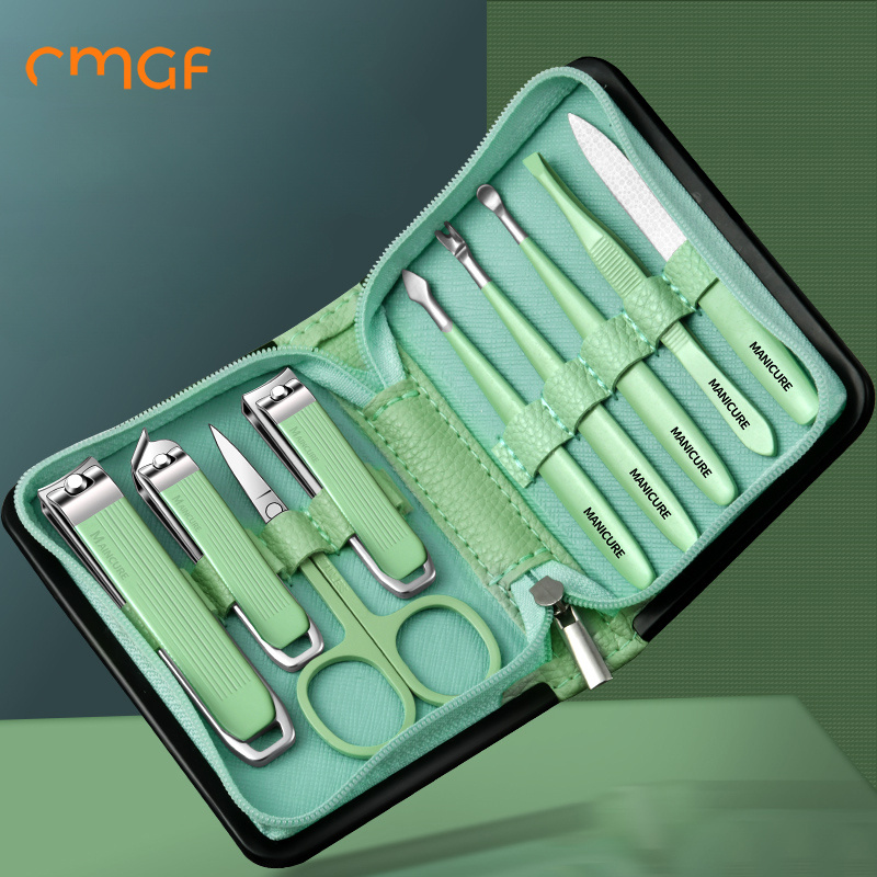 Nail Clippers Manicure Tool Set Portable Travel Case Cuticle - Temu ...