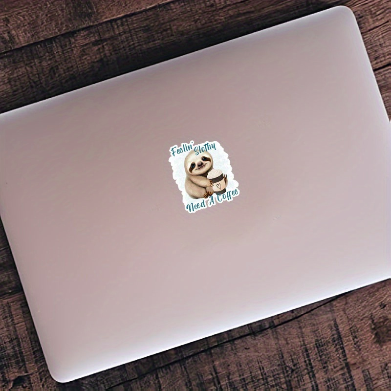Car Bumper/motorcycle/laptop Vinyl Waterproof Sticker Sloth - Temu ...