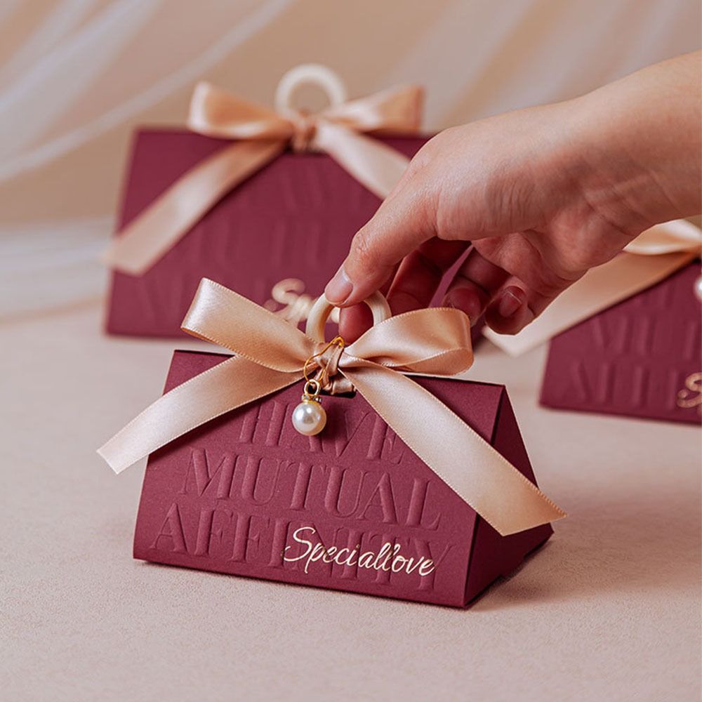 wedding candy box luxurious bow portable chocolates Temu United Kingdom