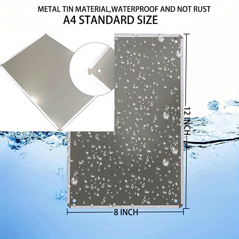 warning metal sign plate decor garage motorbike - {region_name}