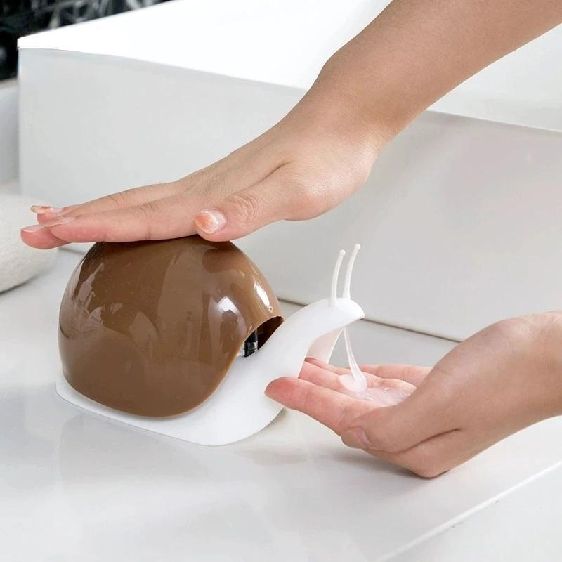Creative Snail Design Liquid Soap Dispenser Facial Cleanser - Temu ...