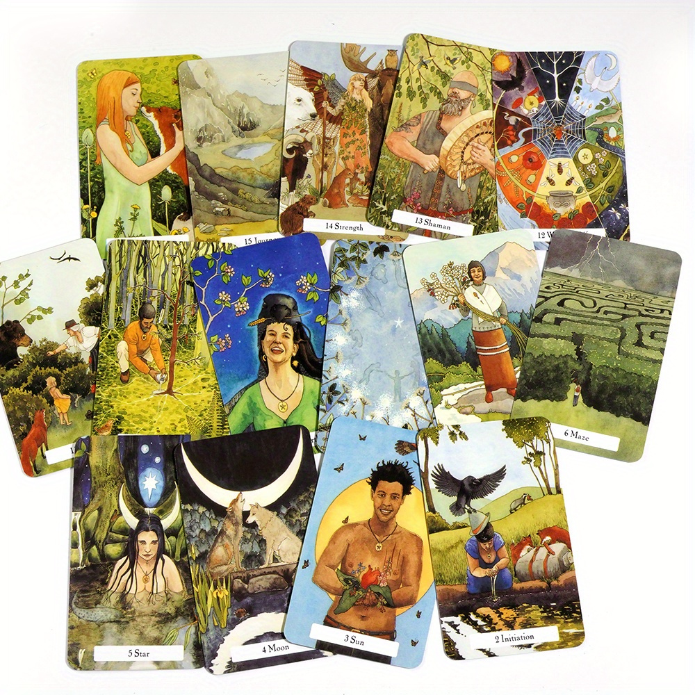 Witches' Wisdom Tarot Cards Party Board Game Fate Card - Temu