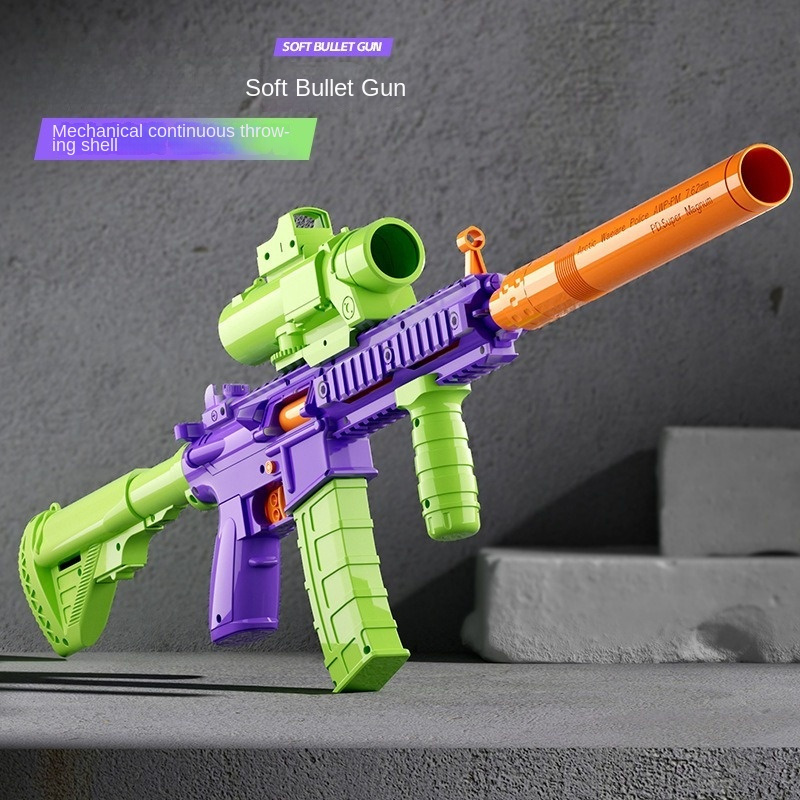 Throwing Shell Carrot Gun Blowing Back Machine Mechanical - Temu