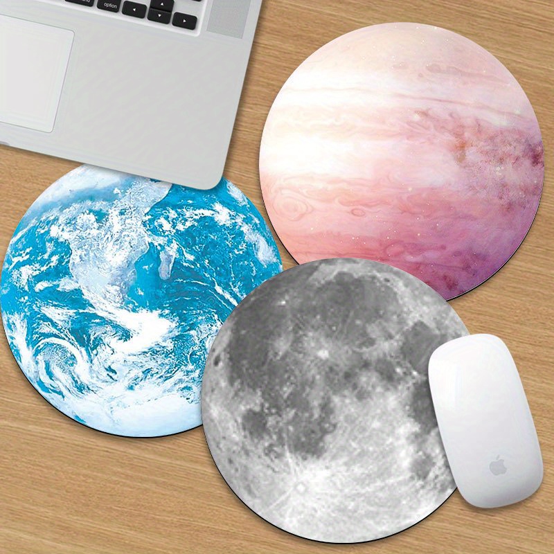 Planet Series Round Mouse Pad Small Cartoon Creative - Temu New Zealand