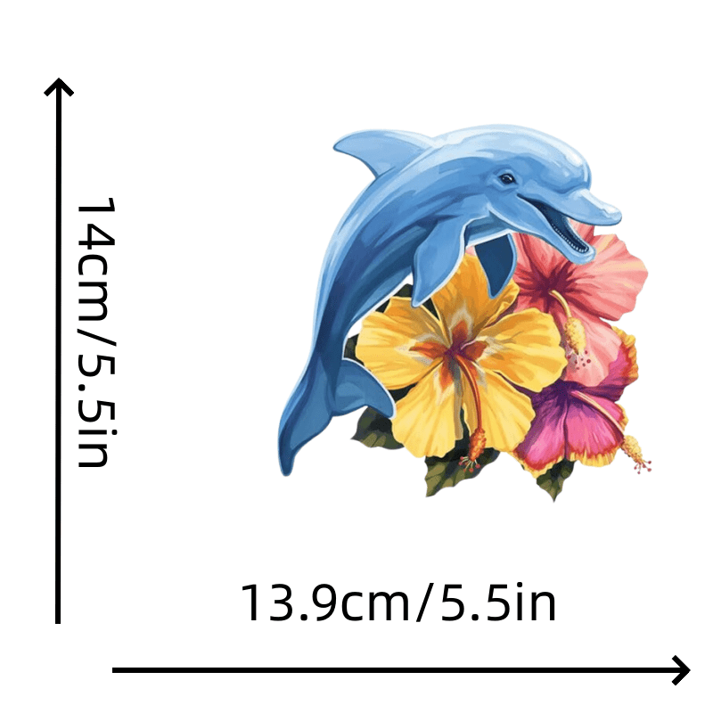 Vinyl Car Sticker Several Tropical Hibiscus Flowers Behind - Temu Denmark