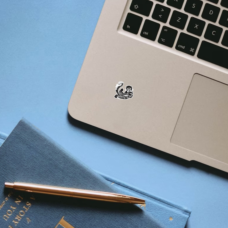 Cute Animal Vinyl Car Sticker Laptop Cup - Temu Canada