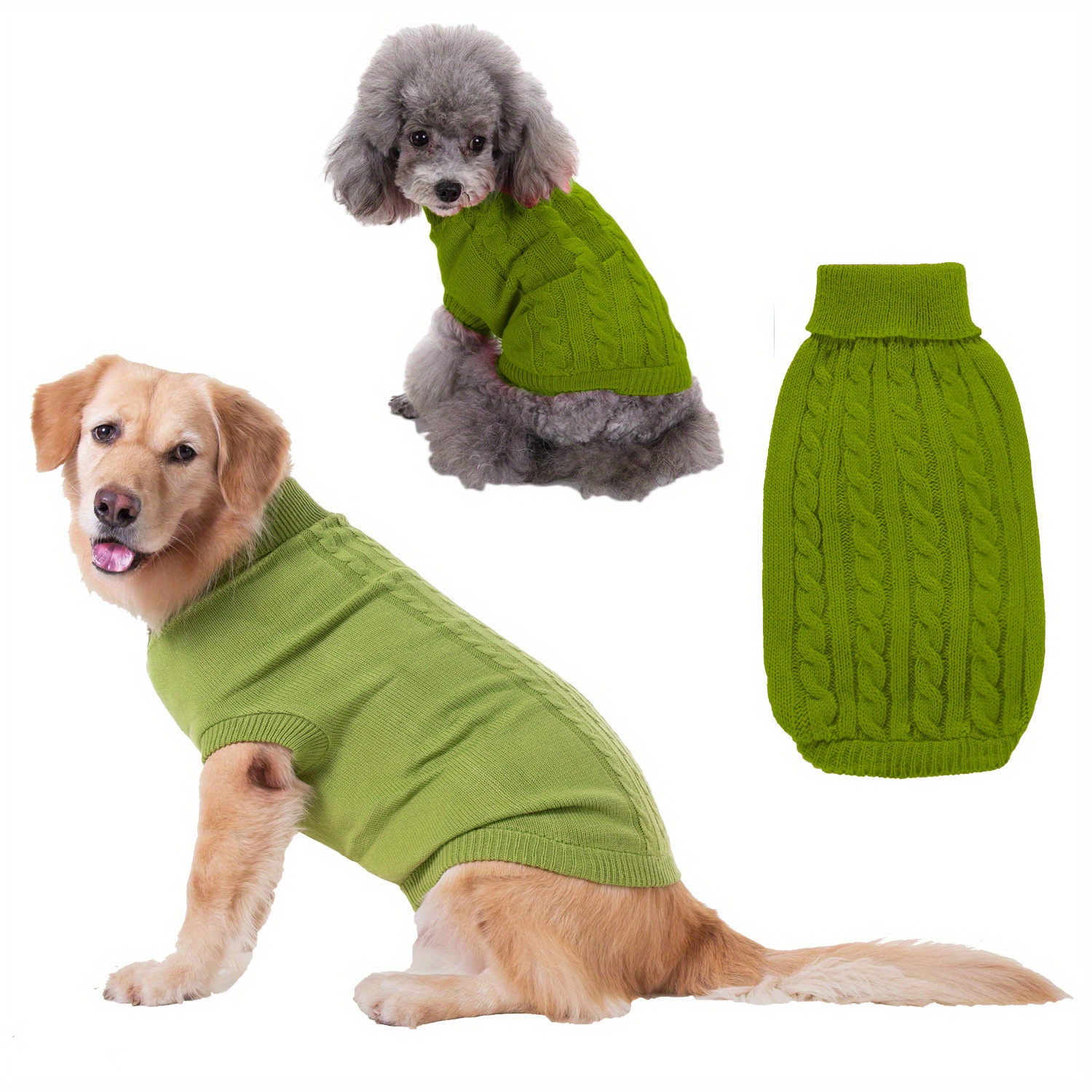 Dog Sweater Pet Knitted Clothing Dog Pullover Sweaters Pet Autumn And ...