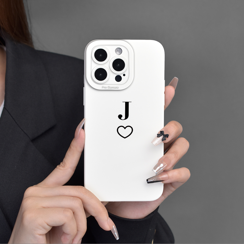 Letter J Pattern Mobile Phone Case Full body Protection - Temu United ...