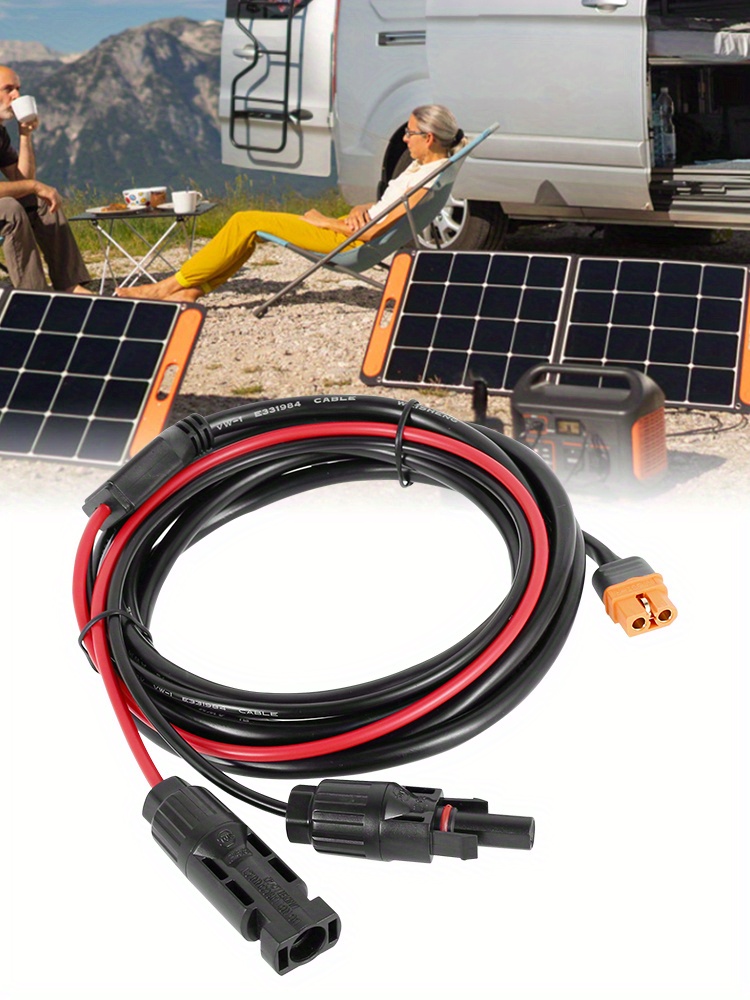 Solar Charge Cable Connector Professional Solar Panel - Temu
