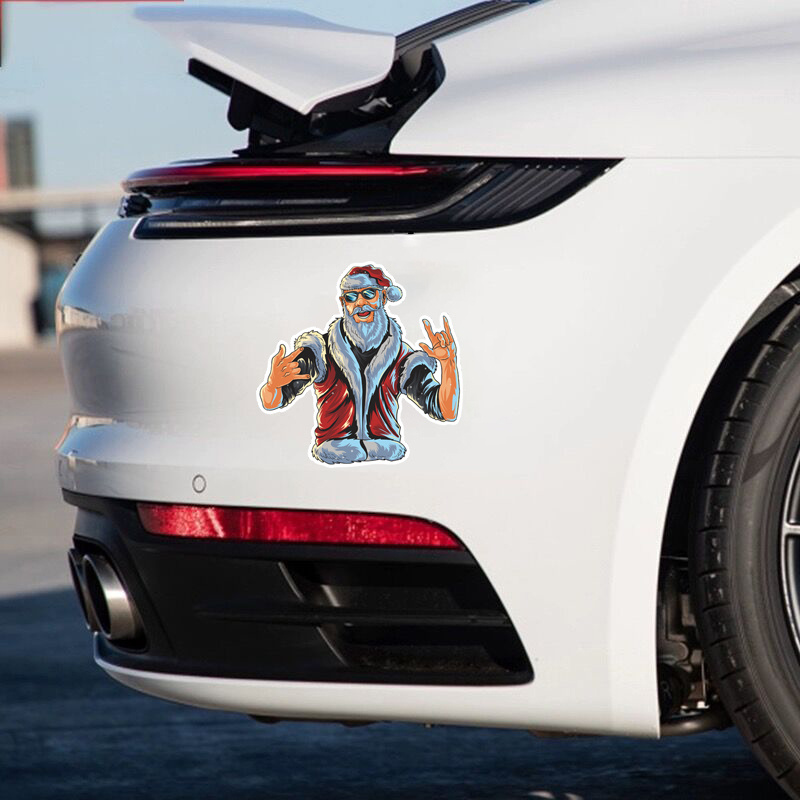 Santa Dance Car Stickers Helmet Sticker Window Stickers Cars - Temu ...