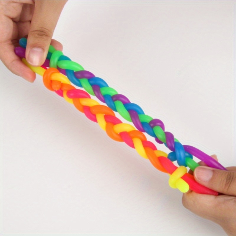 Stress Relief Toy Anti Fidget Soft Glue Elastic Rope Anti - Temu
