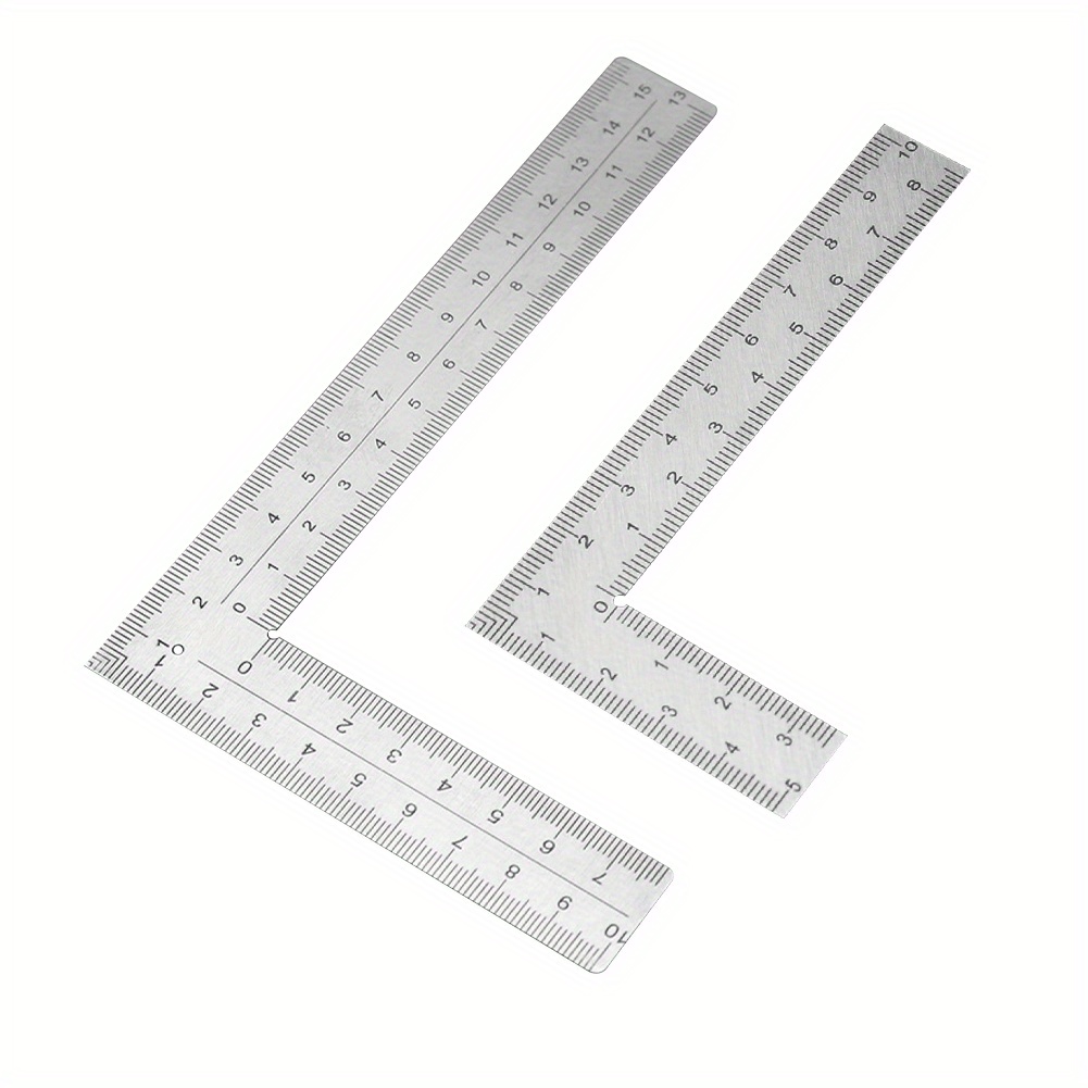 Mini Square Ruler Measuring Layout Tool Stainless Steel - Temu